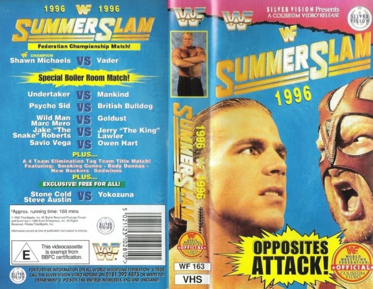 WWE SummerSlam 1996 Review – TJR Wrestling
