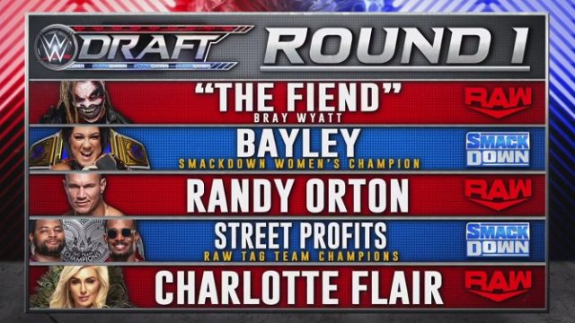WWE 2020 Draft Results Part 2 on Raw - "The Fiend" Bray Wyatt First ...