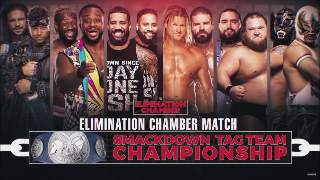 WWE Elimination Chamber Match Review #25: 2020 - Smackdown Tag Team ...