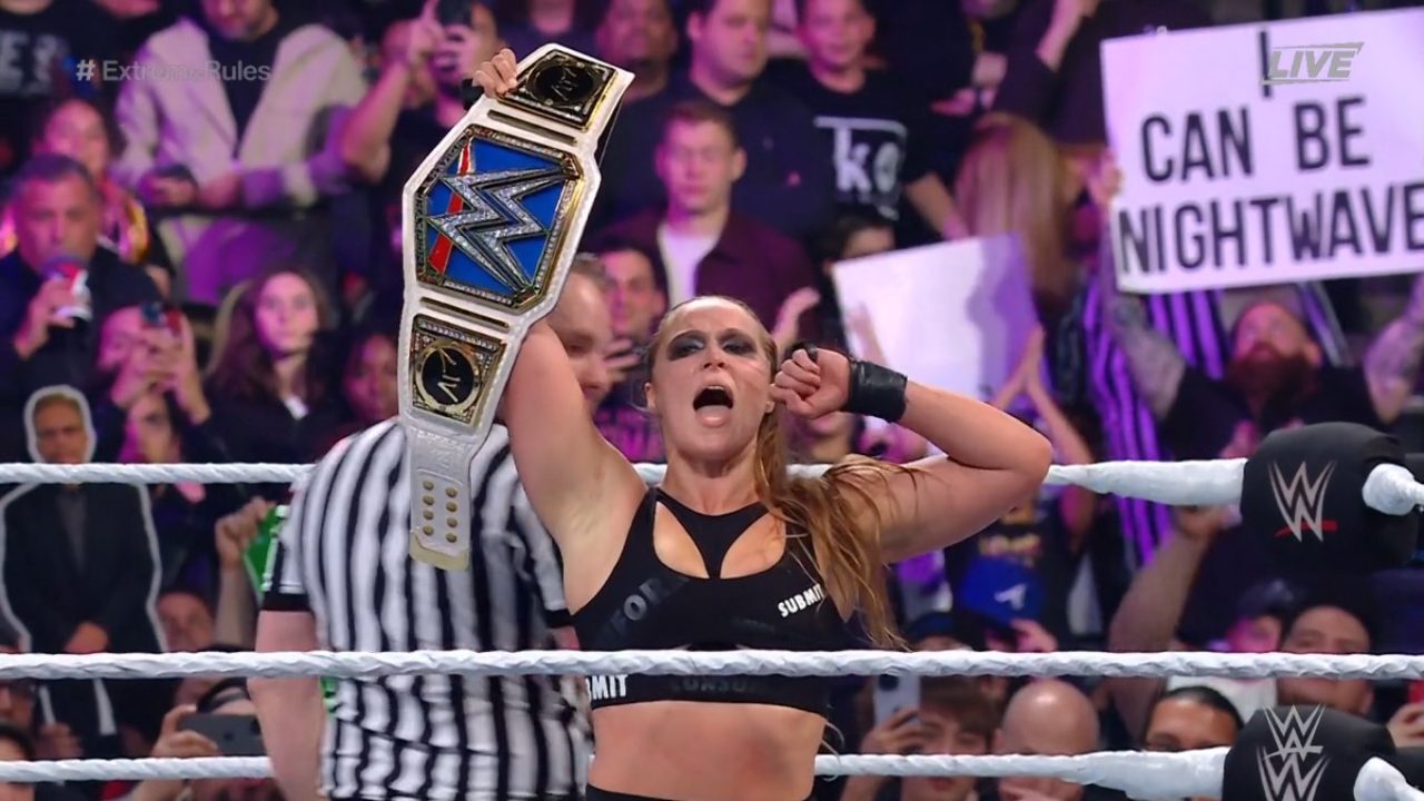 Extreme Rules: Ronda Rousey Wins WWE Smackdown Women’s Championship ...
